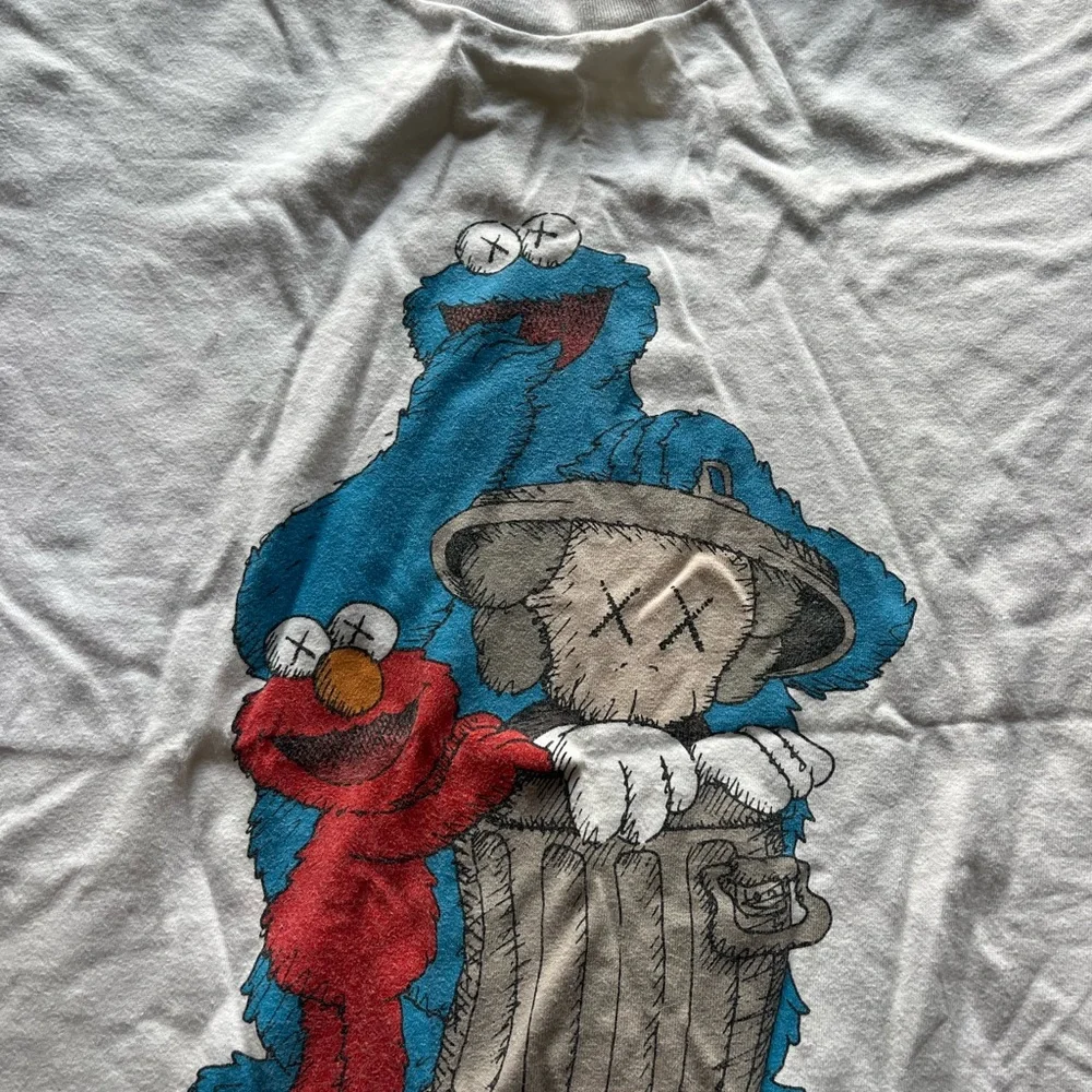 Shirts | White Kaws Graphic Tee | Poshmark